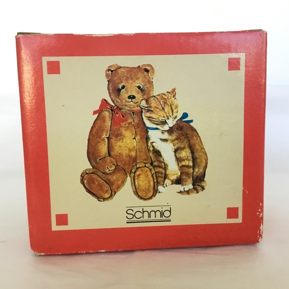 Schmid | Dining | Schmid Mug Teddy Bear Tiger Cat Coffee Tea Cup Box ...